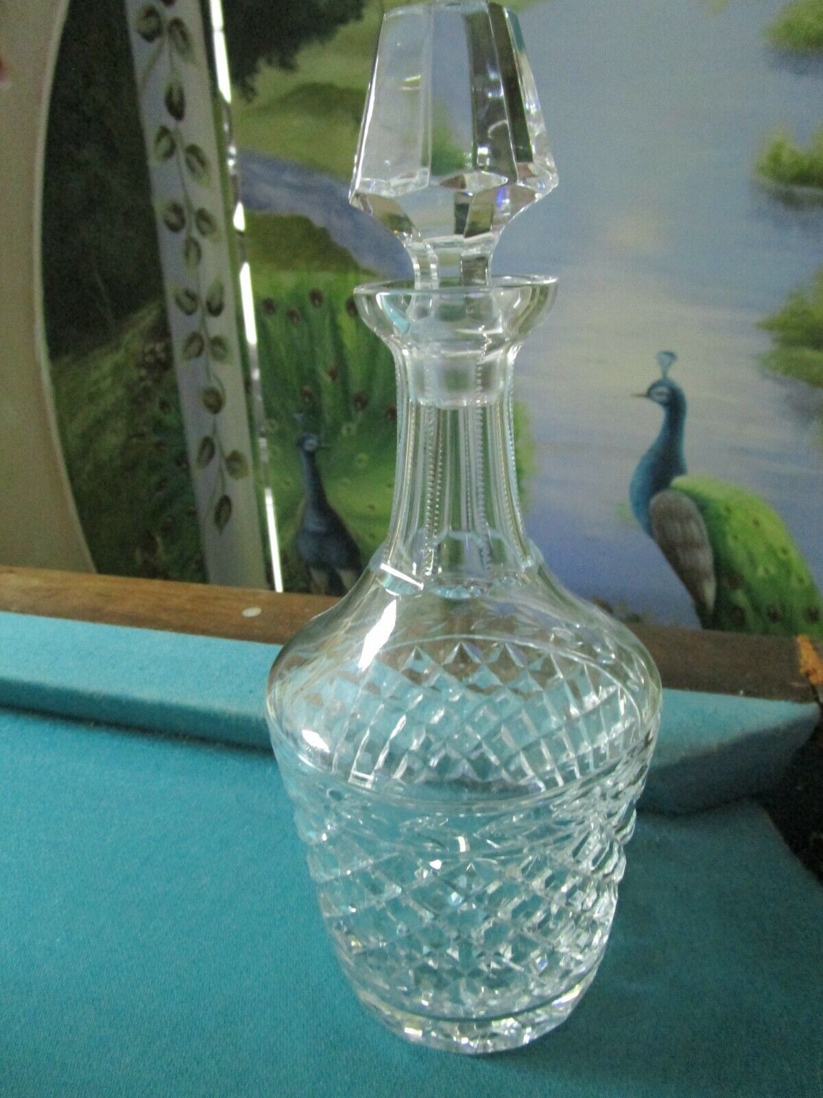 Rogaska Crystal Decanter 10" Signed Diamond Pattern – The Antiquers Chest